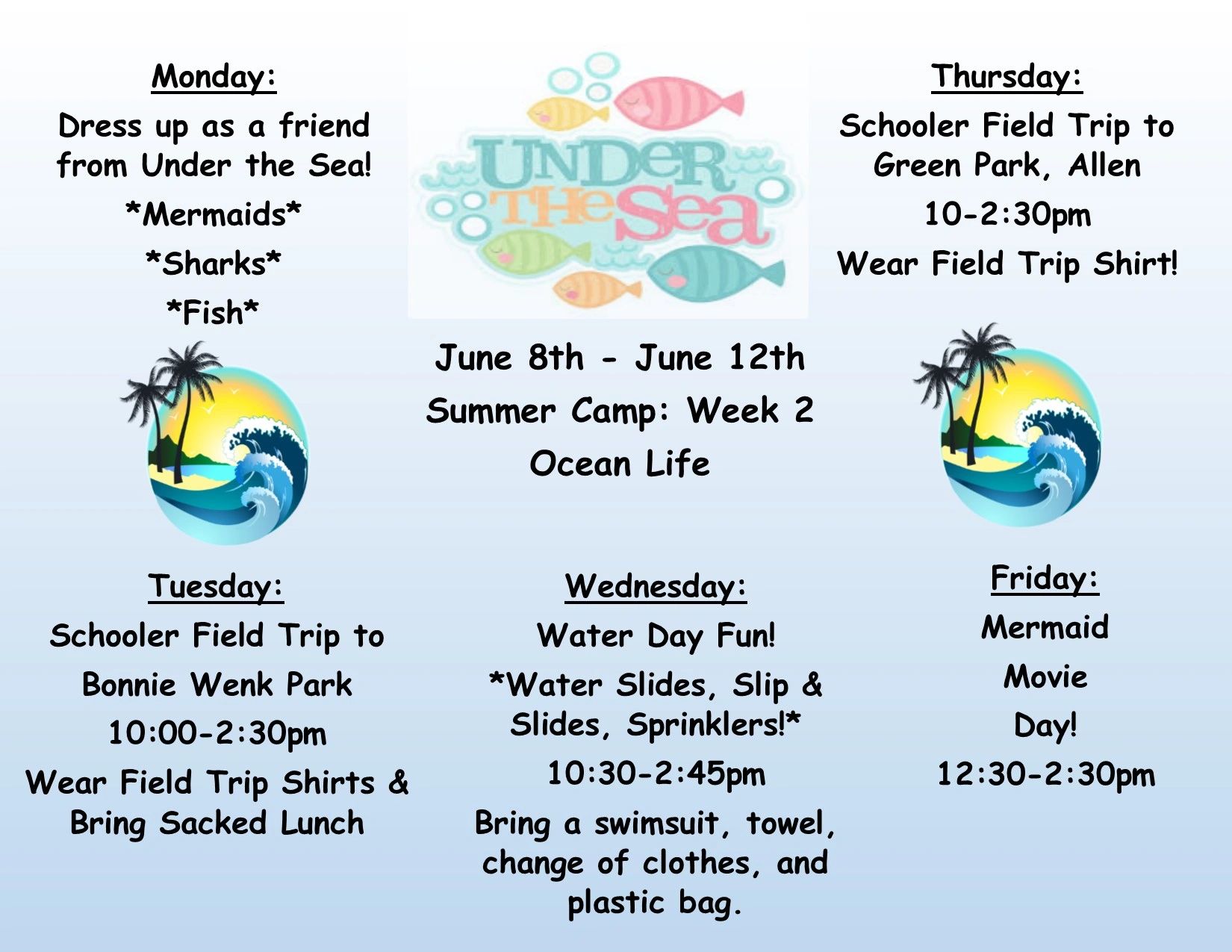 Under The Sea Week 2 Summer Camp under-the-sea-week-2-summer-camp
